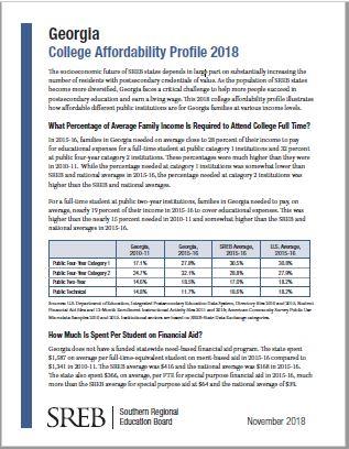 Georgia - Southern Regional Education Board