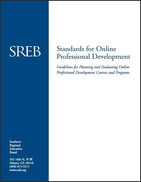 Standards for Online Professional Development - Southern Regional ...