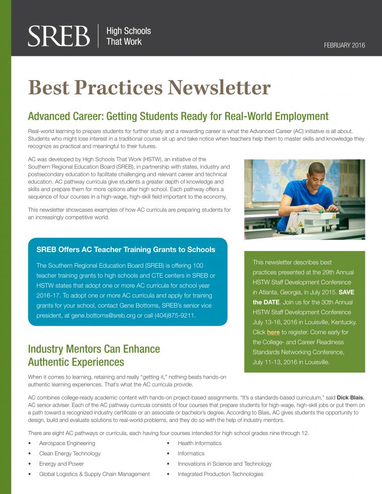 Advanced Career: Getting Students Ready for Real-World Employment ...